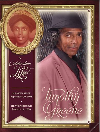 Timothy Greene Obituary January 14, 2020 - Forest Lawn