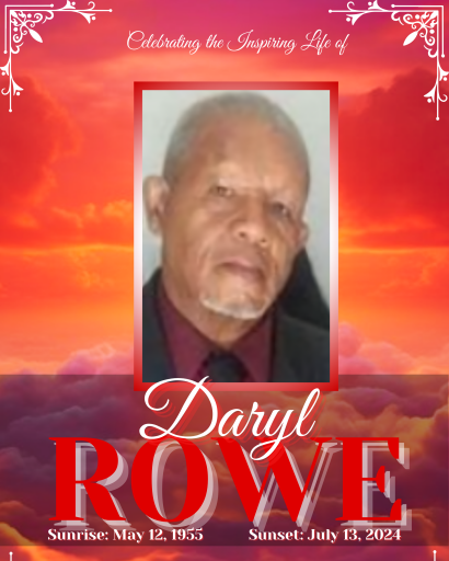 Daryl Rowe Obituary July 13, 2024 - Inspired Life Memorials and Cremations