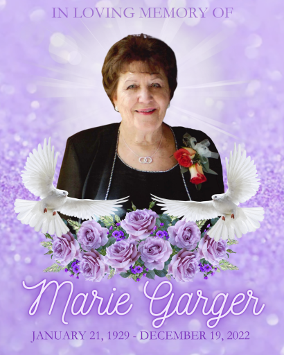 Marie C. Garger Obituary December 19, 2022 - Giddens Memorial Chapel