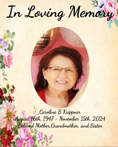 Caroline Krippner Obituary November 15, 2024 - Miller Carlin Funeral Homes