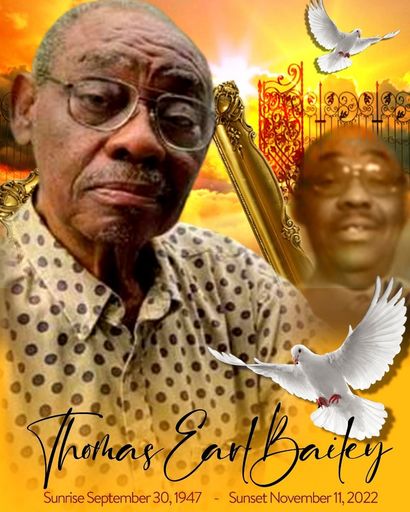 Thomas Bailey Obituary November 11, 2022 - Eternal Rest Funeral Home
