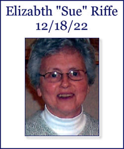 Elizabeth Riffe Obituary December 18, 2022 - Loutzenhiser Funeral Homes ...