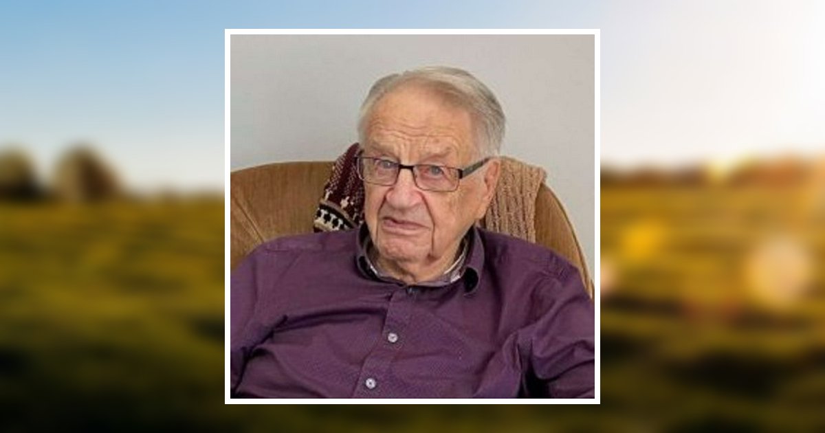 Harry Schmidt Obituary May 8, 2023 - Martens Warman Funeral home