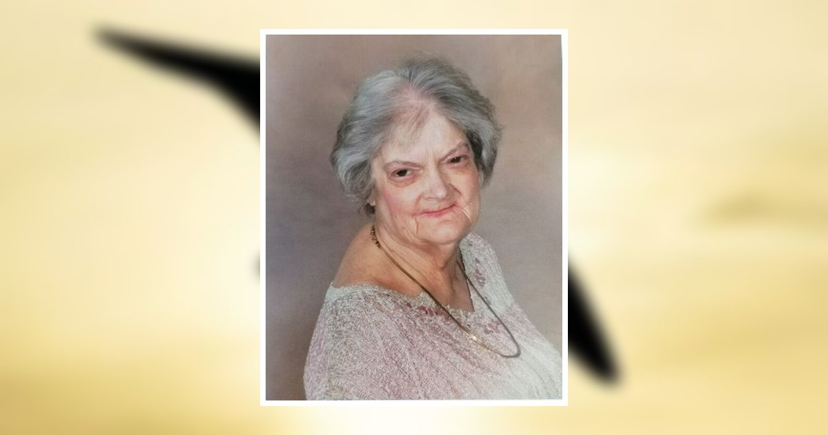 Mary Coates Obituary October 2, 2021 - Webb & Stephens Funeral Homes
