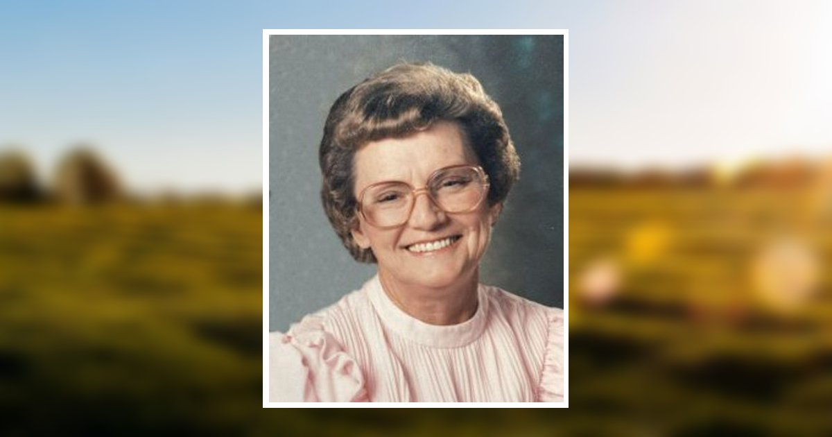 Estell Robison Bennett Obituary September 14, 2020 - Rasmussen Mortuary