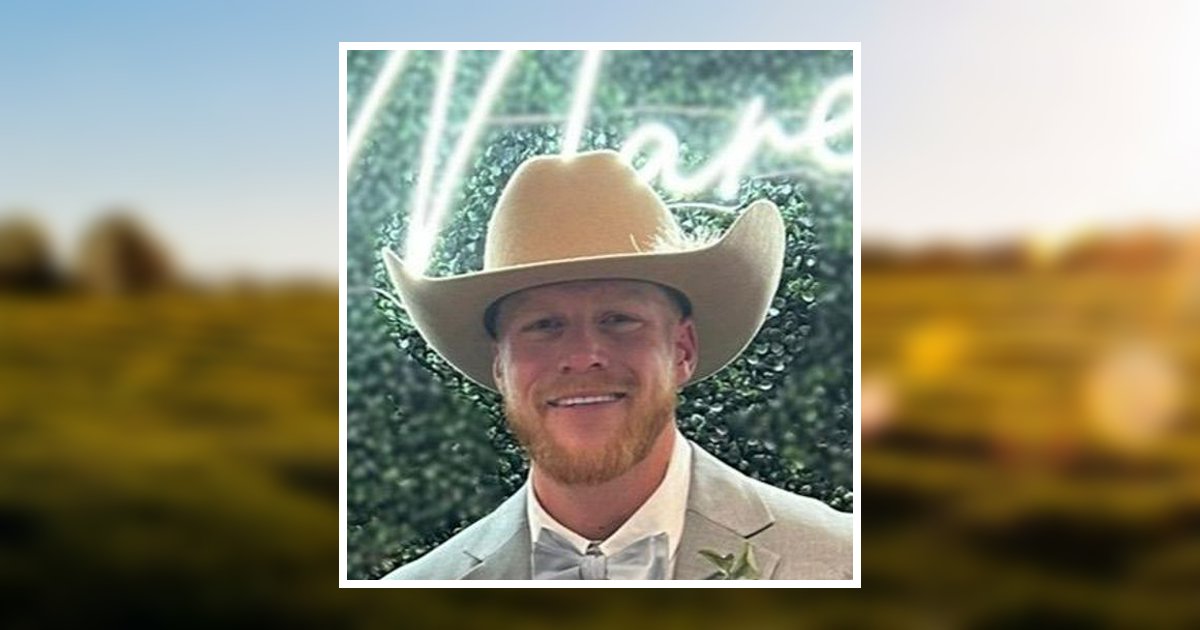 Colby Jacob Wilde Obituary November 15, 2023 - Fry - Smith Funeral Home