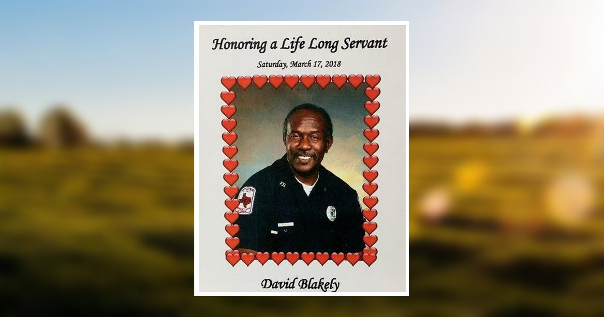 DAVID BLAKELY Obituary November 17, 2020 - Golden Gate Funeral Home