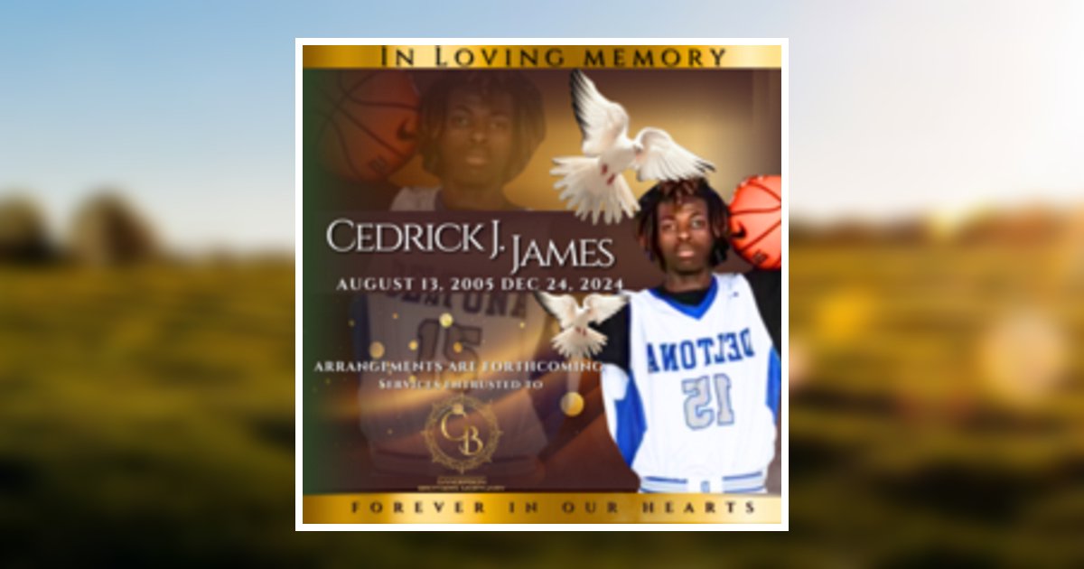 Cedrick Jerome James Obituary December 24, 2024 - Ganderson Brothers ...