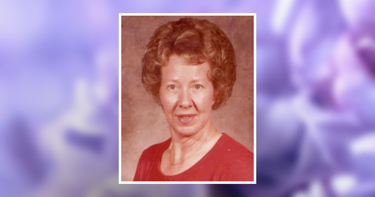 Mary Hallman Obituary February 23, 2025 - Thomas Poteet & Son Funeral ...