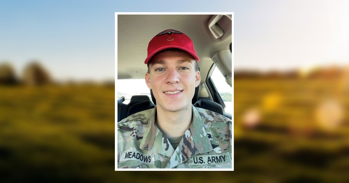 Spc Matthew Meadows Obituary September 12, 2021 - Emerald Hills Funeral ...