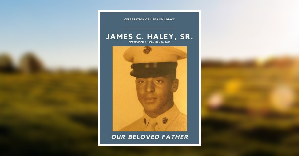 James Cooper Haley Obituary May 10, 2019 - Floyd A. Williams Funeral Home, Inc.