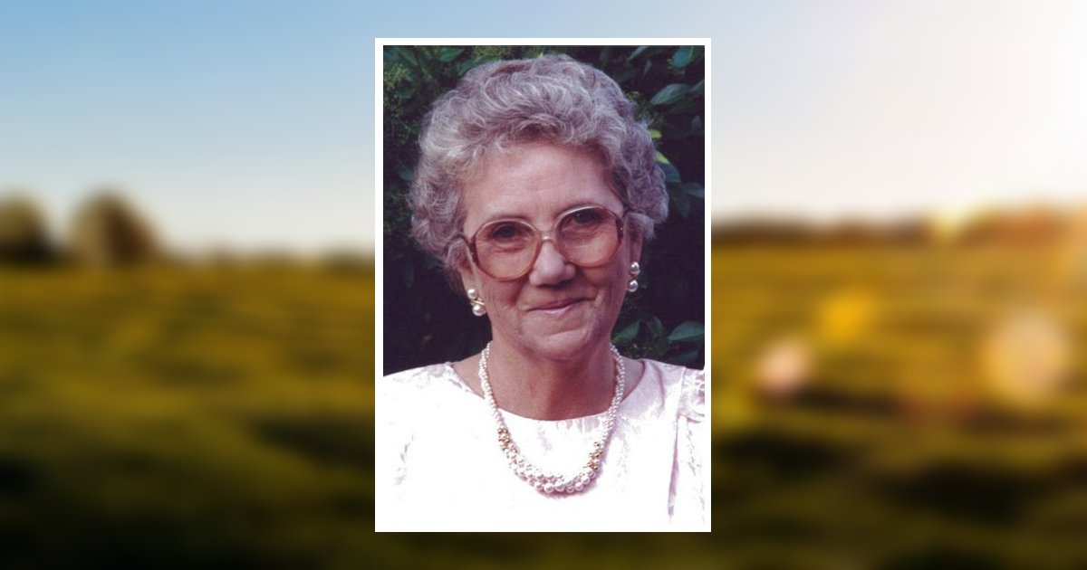 Mary Alvie (Thompson) Cannon Obituary April 13, 2015 - Peebles Fayette ...