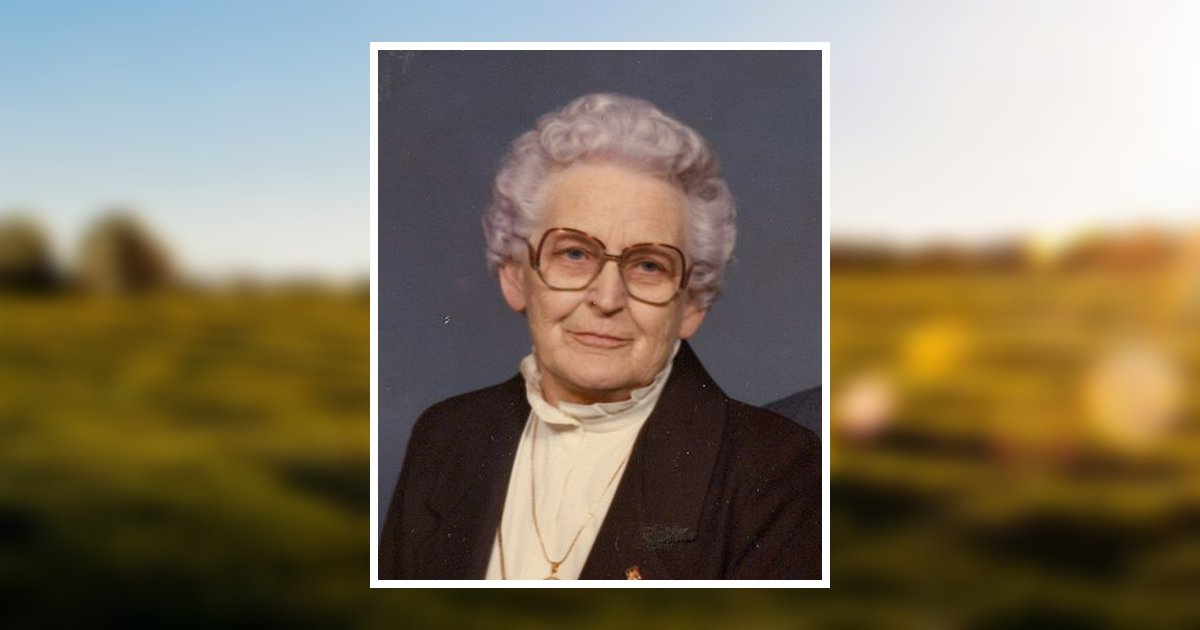 Edna Meyer Obituary December 3, 2009 - Abels Funeral and Cremation Service