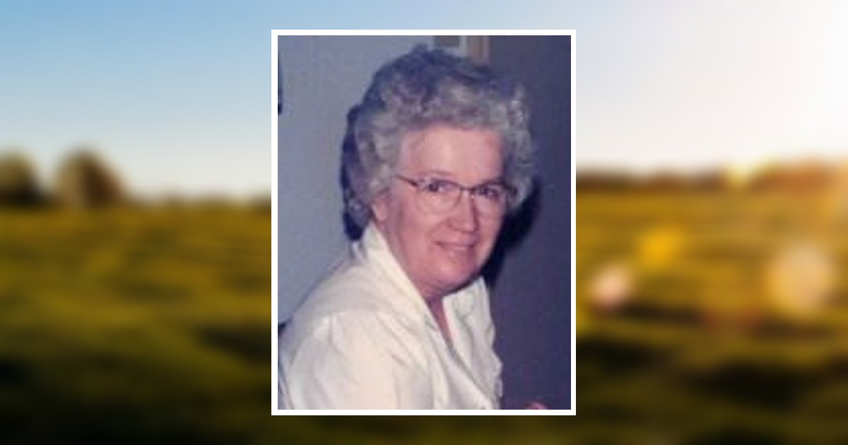 Anna Rothwell Obituary January 1, 2019 - Cozine Memorial Group