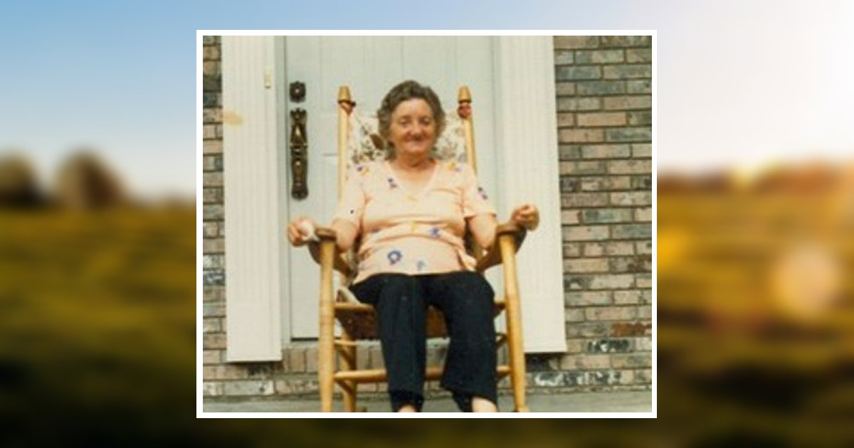 Edith Frederick Obituary December 6, 2009 - Hampton-Hutton Funeral Home