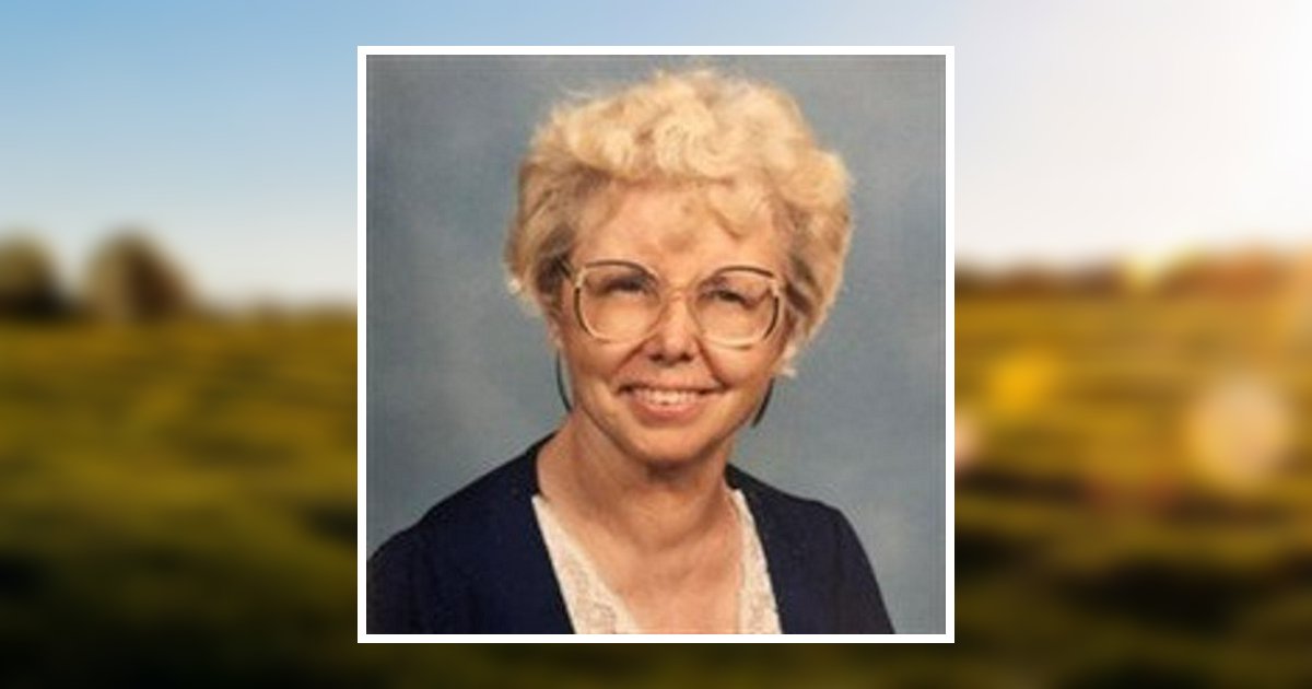 Edith Ward Obituary November 10, 2018 - Etherington & Creran Funeral Homes