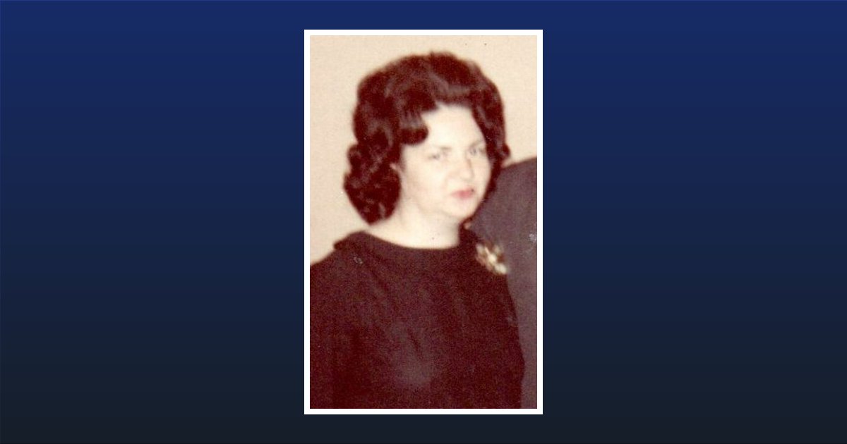 Rosalie Von Heuvel Obituary May 24, 2019 - Charlie Marshall Funeral Home and Crematory