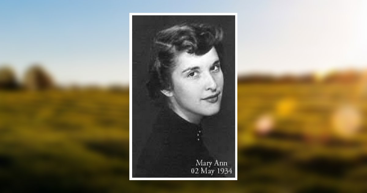 Mary Colson Obituary June 14, 2018 - Casada Funeral Home