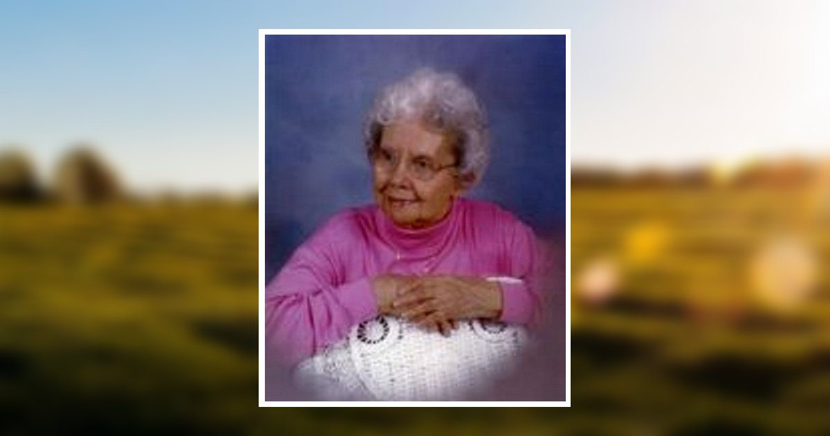 Alpha Jane Porter Obituary September 10, 2010 - Fawcett Oliver Glass ...