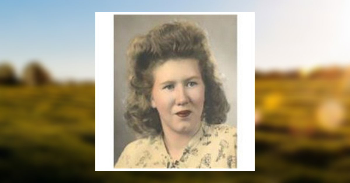 Eleanor Bitner Obituary December 5, 2005 - Singleton Funeral ...