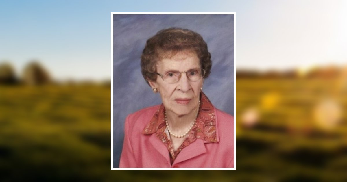 Ruth VanDriest Obituary 2009 - Wenig Funeral Homes