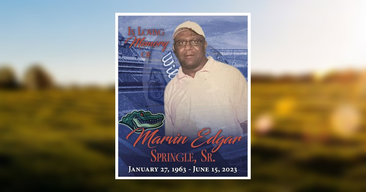 Marvin Edgar Springle Sr Obituary June 15, 2023 - Hatcher Peoples ...