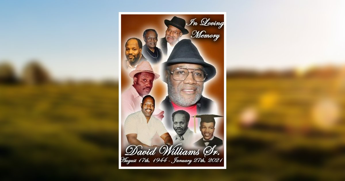 David Williams, Sr. Obituary - Roeder Mortuary