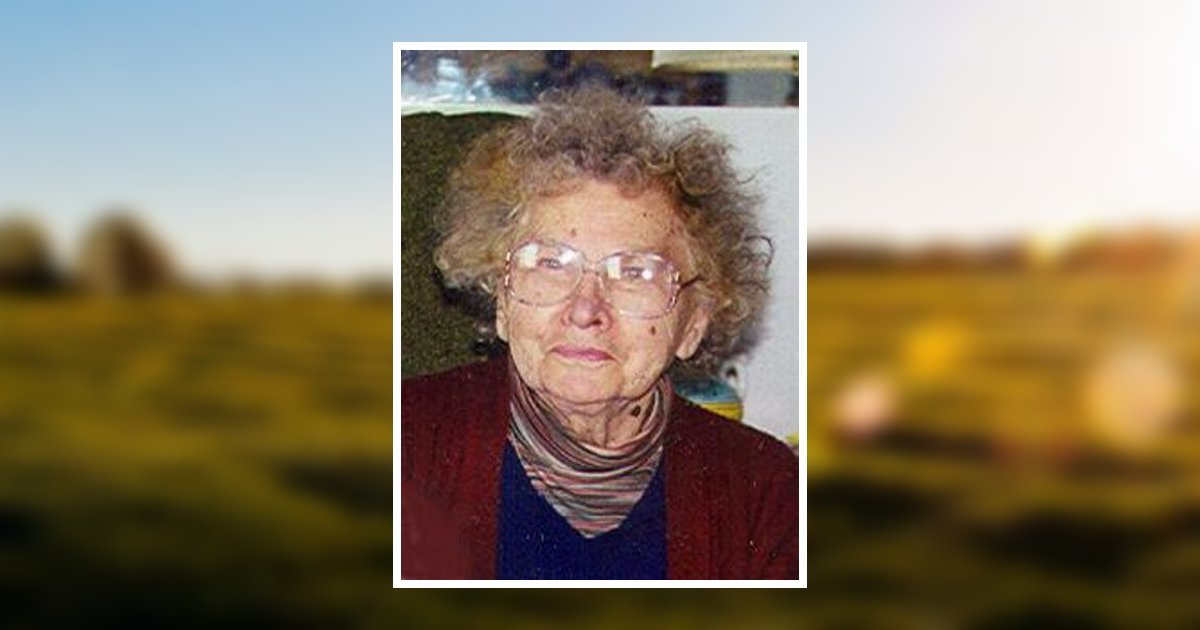 Eleonora I. Hoelzel Obituary October 17, 2005 - Wichmann Funeral Homes