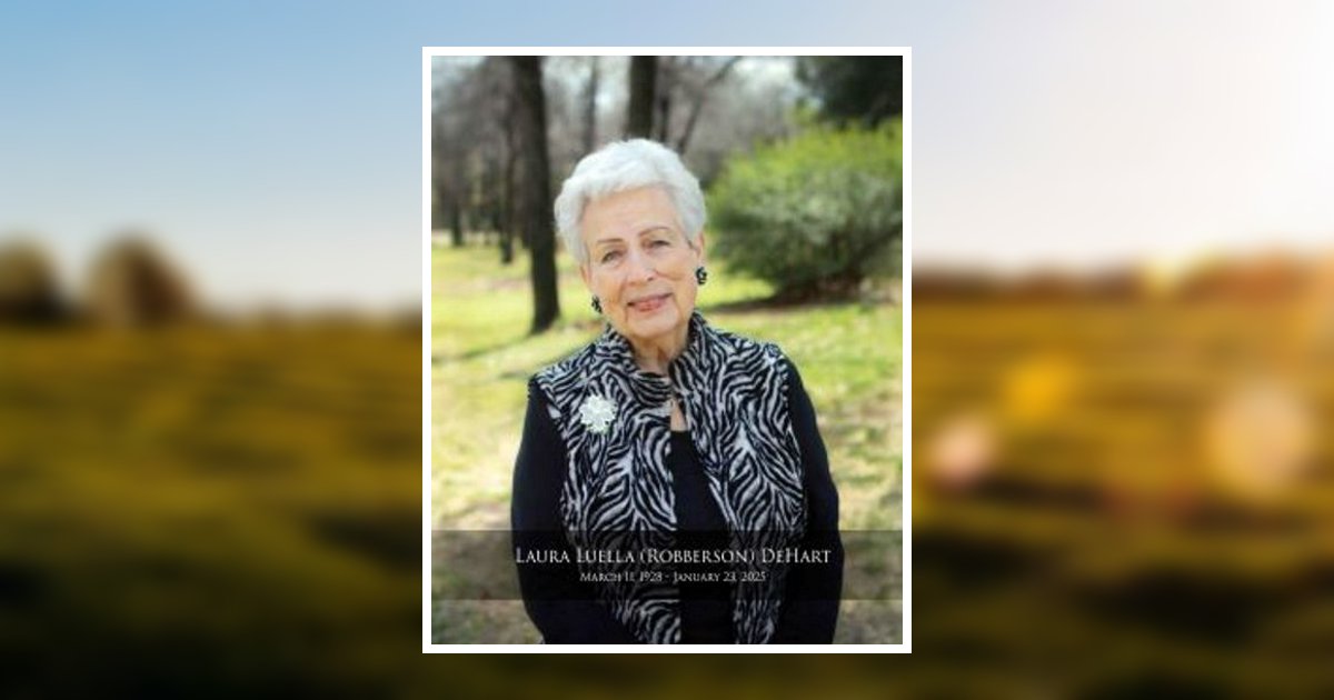 Laura Luella Robberson Dehart Obituary January 23, 2025 - Ferguson ...