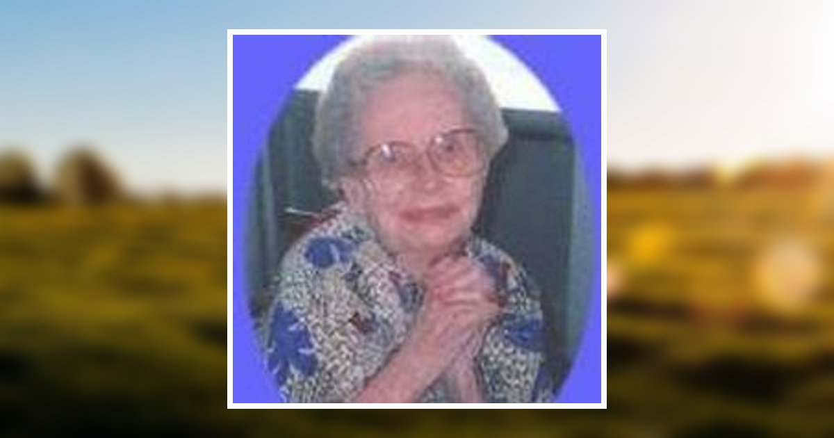 Hazel Feldman Obituary 2007 - Wilson & Triplett Funeral Home