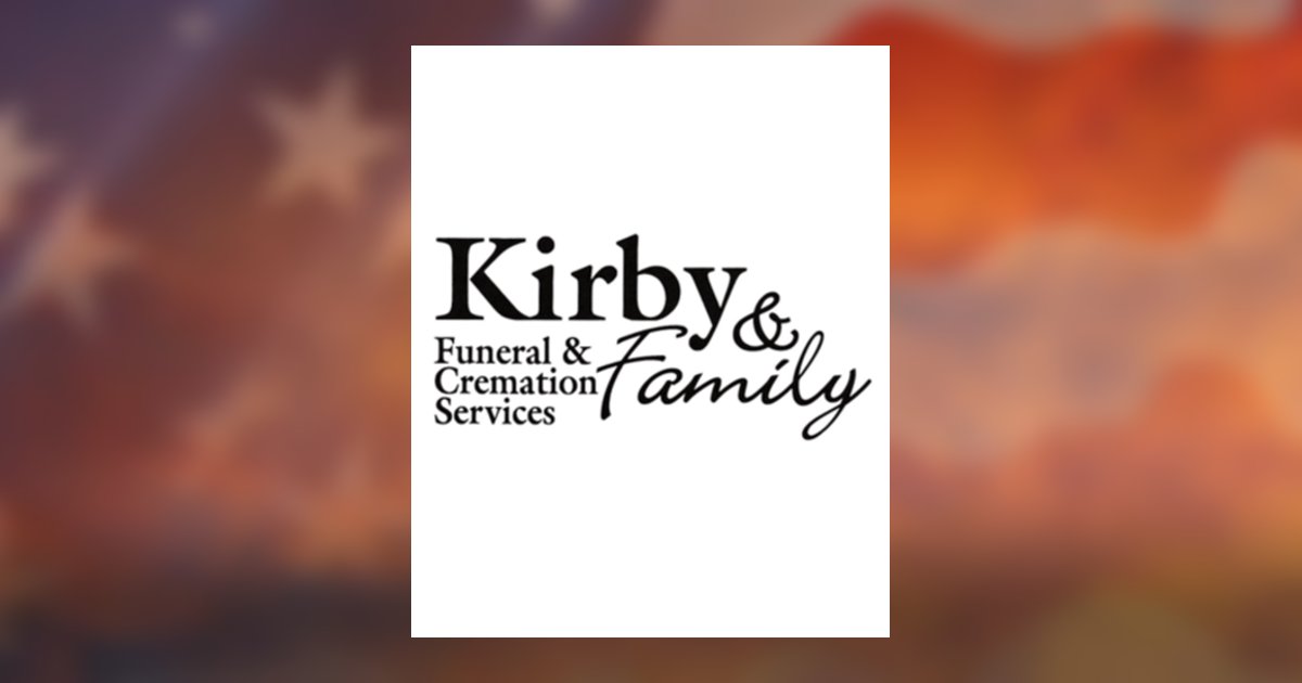 Frederick Hirsch Obituary July 30, 2024 - Kirby & Family Funeral & Cremation Services