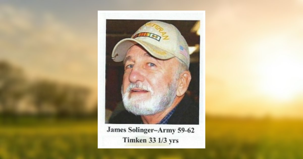 James "Jim" R. Solinger Obituary September 15, 2021 - Paquelet Funeral Home