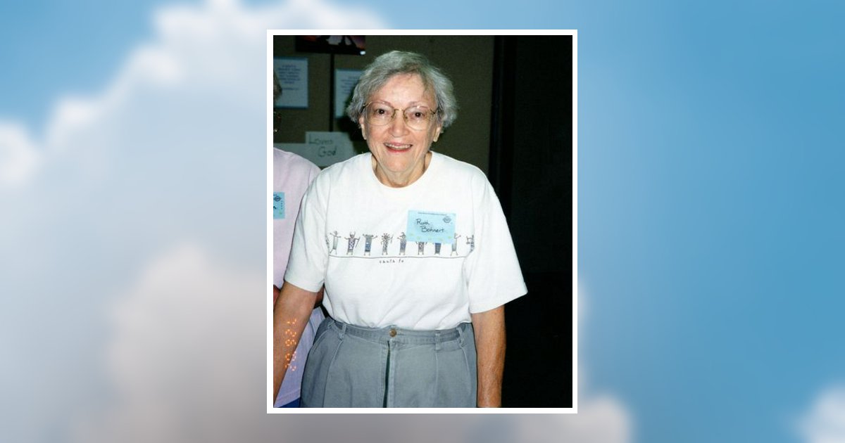 Ruth Lee Bohnert Obituary September 12, 2024 - Newcomer St. Louis