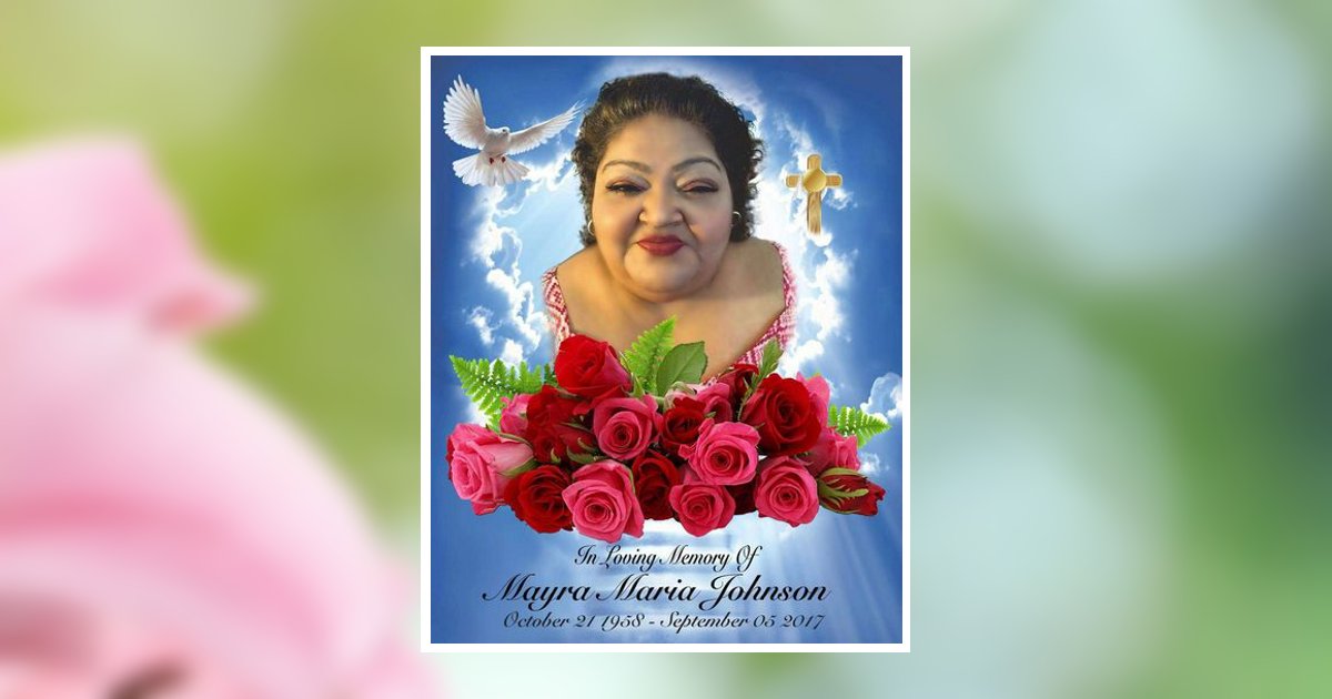 Mayra Maria Johnson Obituary September 5, 2017 - Forest Lawn