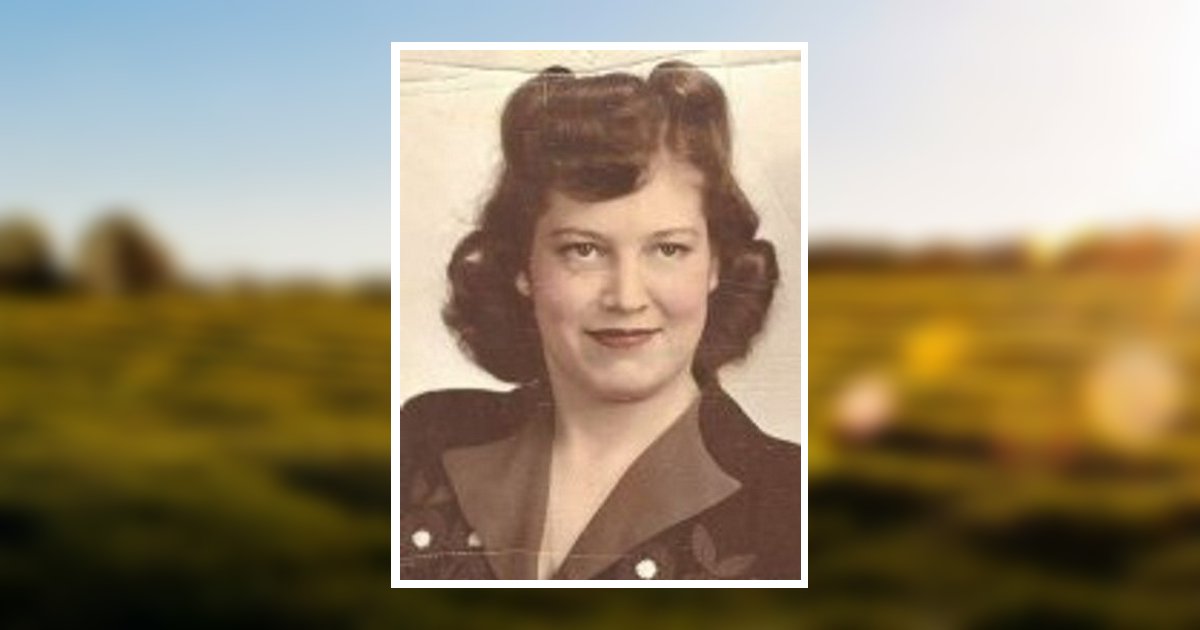 Ruby Patterson Obituary January 10, 2018 - Mueller Memorial