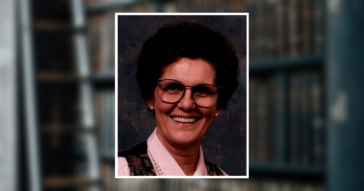 Jean Reed Goodman Obituary November 15, 2024 - Gentry-Smith Funeral Home