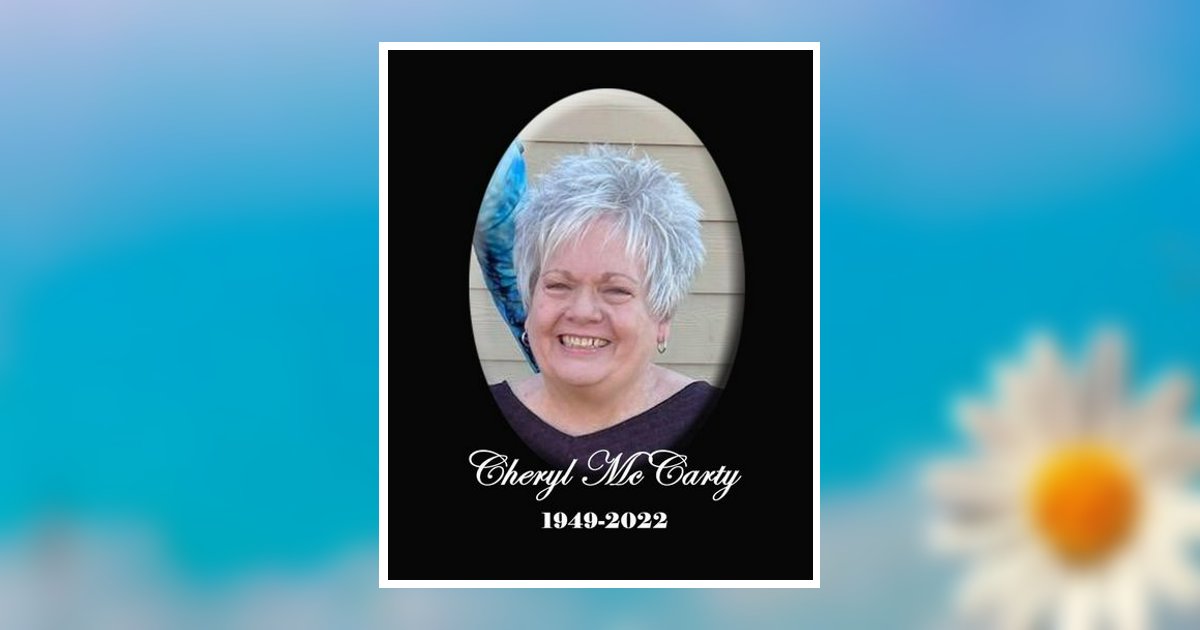 Cheryl Darlene McCarty Obituary November 27, 2022 - Roberts Funeral Home