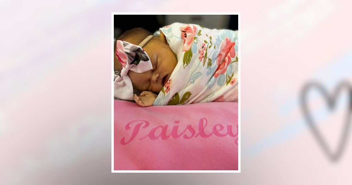 Paisley Marie Davis Obituary July 23, 2024 - Hartsell Funeral Homes