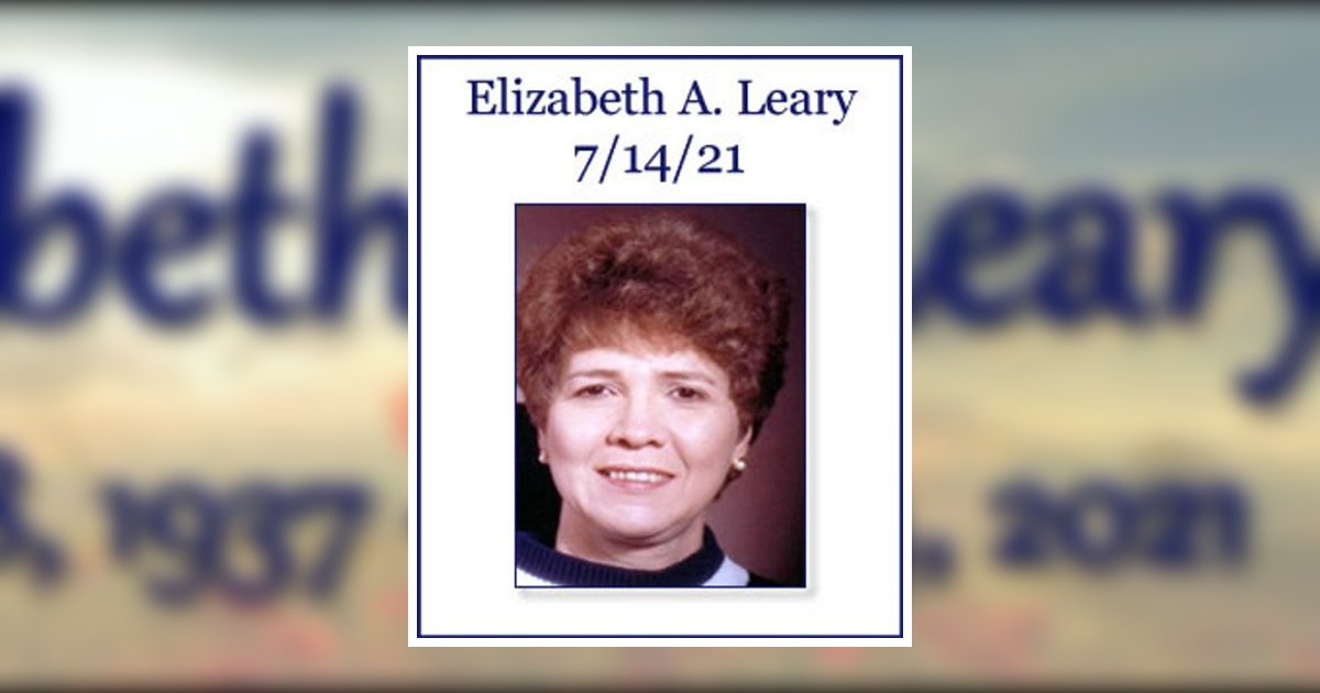 Elizabeth Leary Obituary March 13, 2017 - Loutzenhiser Funeral Homes ...