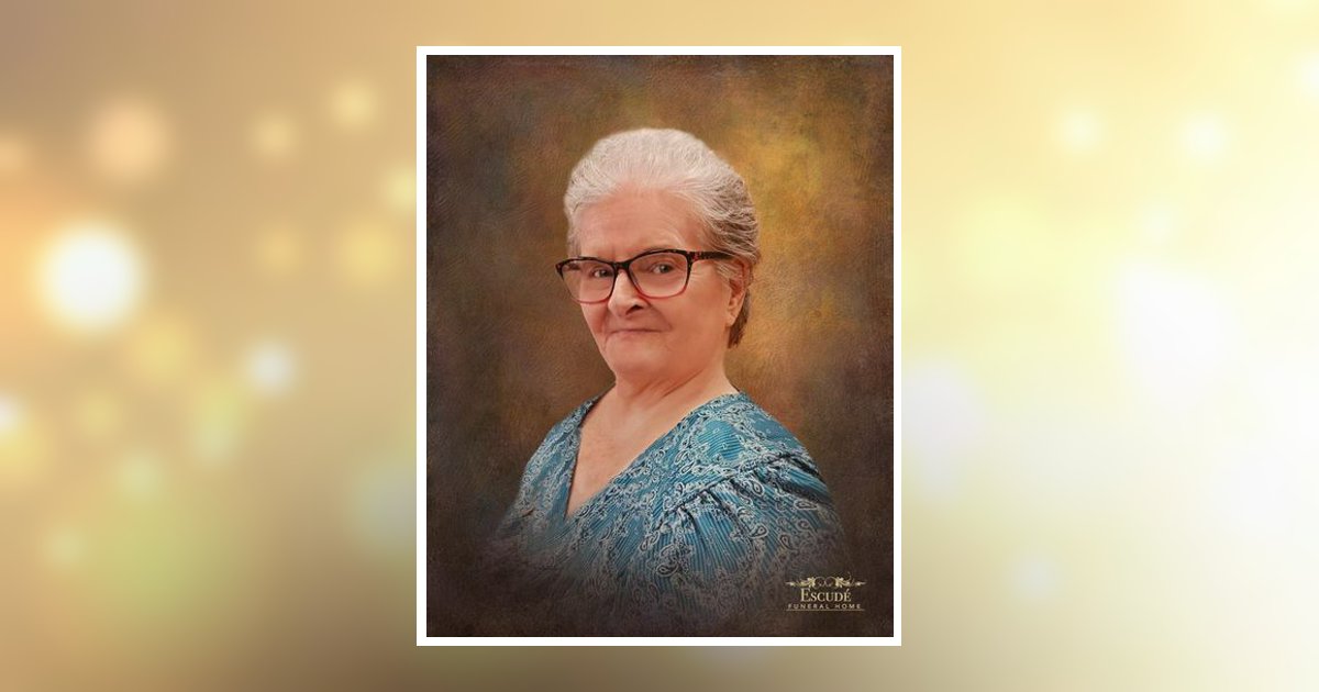 Lou Anna St. Romain Obituary May 21, 2024 - Escude Funeral Home