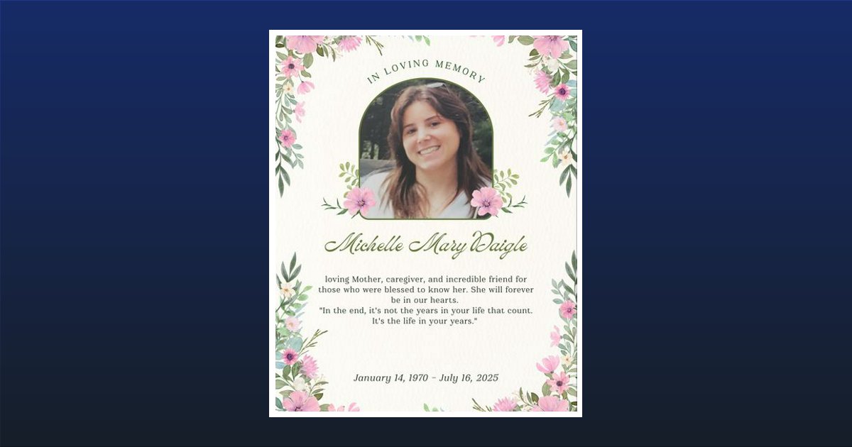 Michelle Mary Daigle Obituary July 16, 2025 - Paul C. Rogers Family ...