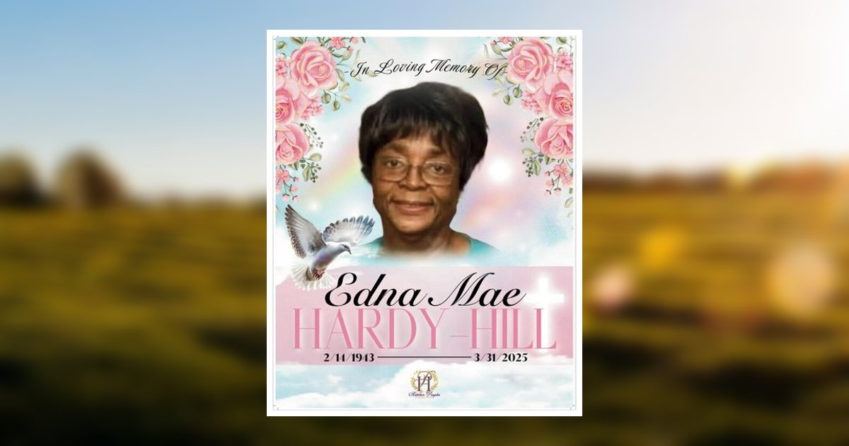 Edna Mae (Hardy) Hardy-Hill Obituary March 31, 2025 - Hatcher Peoples Funeral Home