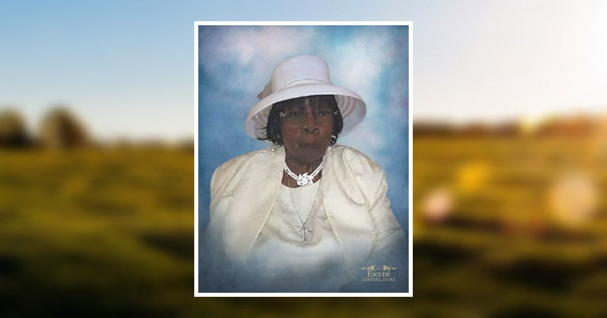 Ruby Alexander Obituary May 26, 2020 - Escude Funeral Home