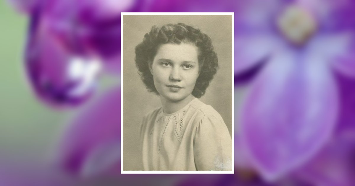Ruth Barrows Obituary March 4, 2024 - Avink McCowen Secord Funeral Home