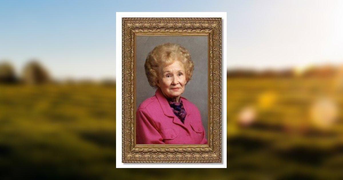 Jacqueline Cochran Obituary May 30, 2006 - The Hamil Family Funeral Home