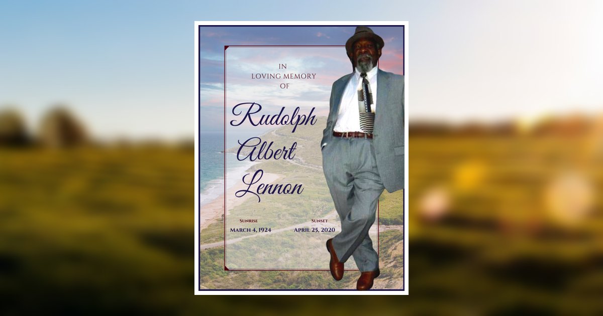 Rudolph Albert Lennon Obituary April 25, 2020 - Floyd A. Williams ...