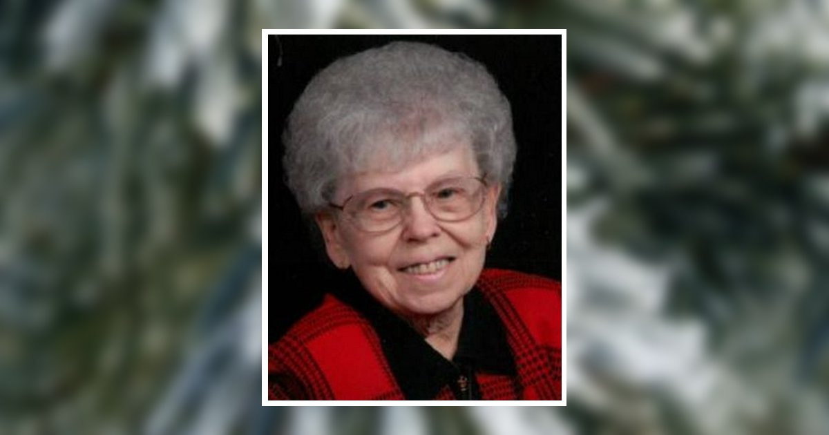 Elizabeth I. McCullough Obituary 2024 - Zwick and Jahn Funeral Homes