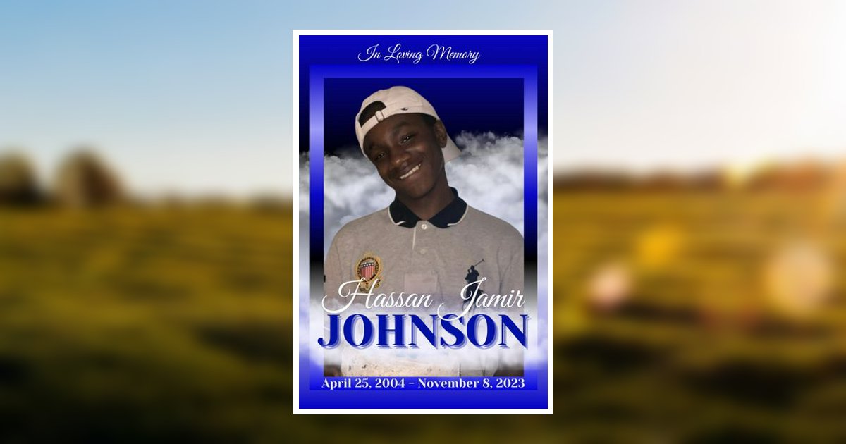 Hassan Jamir Johnson Obituary November 8, 2023 - Inspired Life ...