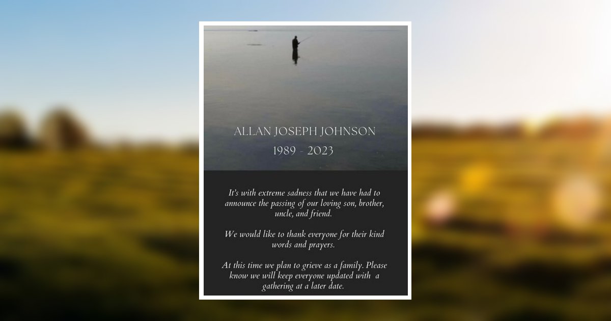 Allan Joseph Johnson Obituary July 15, 2023 - Saskatoon Funeral Home