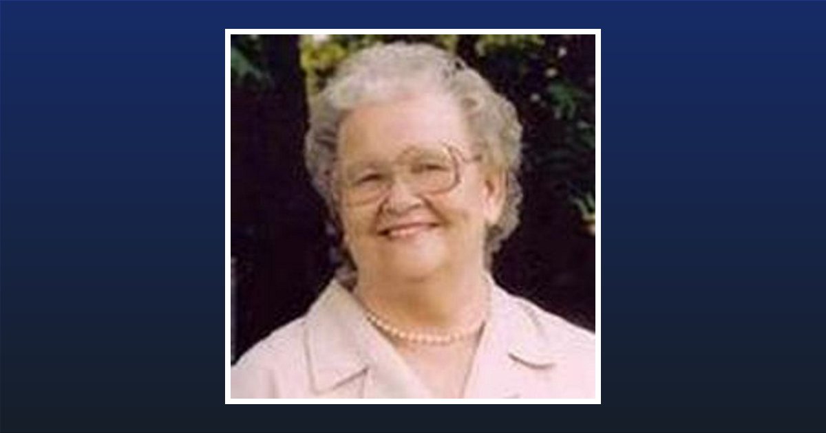 Marjorie Grubbs Obituary August 5, 2007 - Schmidt Family Funeral Home